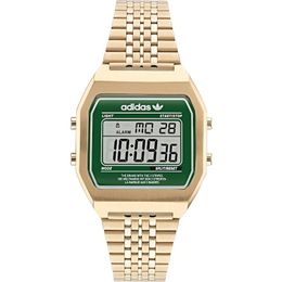 adidas originals Damen adidas originals Digitaluhr &raquo;DIGITAL TWO&laquo; Armbanduhr, Quarzuhr, Damenuhr, Herrenuhr, unisex, Edelstahlarmband gold 