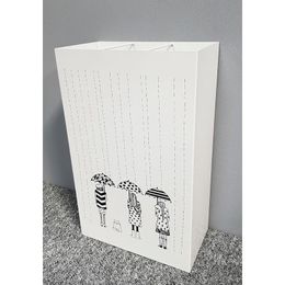 HAKU Schirmst&auml;nder &raquo;Regenschirmst&auml;nder, Schirmkorb&laquo; rechteckig - aus Metall Wei&szlig; - B/T/H 30/16/48 cm wei&szlig; Einheitsgr&ouml;&szlig;e