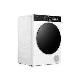HISENSE W&auml;rmepumpentrockner &raquo;DH3I802BWCD&laquo; 3i Serie Farb-Display, Smart Assist wei&szlig; Anti-Allerige - 99,9% allergenfreie W&auml;sche