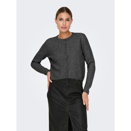 Jacqueline de Yong Jdy Damen JDY Strickjacke &raquo;JDYCHLOE LIFE L/S CARDIGAN KNT NOOS&laquo; Materialmix grau M