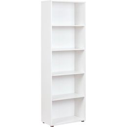 Inter Link B&uuml;cherregal &raquo;Arco, Regal, Standregal f&uuml;r Wohnzimmer & B&uuml;ro, Platzsparend & Stabil&laquo; 1 Stk. tlg. Stauraumregal f&uuml;r B&uuml;cher & Deko, modern, BxTxH: 60 x 30