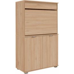 Priess Sekret&auml;r &raquo;Ahaus&laquo; braun B/H/T: 82cm x 139cm x 38cm