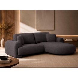 OTTO home Ecksofa &raquo;YllSY L-Form, 231cm - OTTO. Verl&auml;ssliche Qualit&auml;t.&laquo; Struktur-Bezug, Tonnentaschen-Federkern grau B/H/T: 232cm x 78cm x 53cm, 