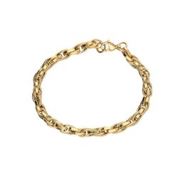 Firetti Damen Armband &raquo;Schmuck Geschenk Armschmuck Armkette Doppelankerkette&laquo; gold 20, Edelstahl