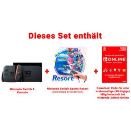 Konsolen-Set &raquo;Switch 2 + Sports Resort-Set&laquo; 256 GB Mehr Sport, mehr Moves, mehr Spa&szlig; f&uuml;r alle! In Nintendo Switch Sports Resort wirst du mit 