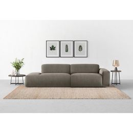 Trendmanufaktur Big-Sofa &raquo;Braga, mit hochwertigem Kaltschaum, Megasofa, Japandi-Design&laquo; modernes Big-Sofa, Couch mit hohem Sitzkomfort, 277/72/107 cm 