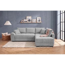Jockenh&ouml;fer Ecksofa &raquo;Amalfi, L-Form, B: 270 cm, Liegefl. 146x224 cm, Dauerschlafsofa&laquo; Tonnentaschen-Federkern, Topper, Bettkasten & Kissen Korpus: 100% Polyester;