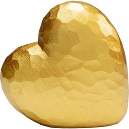 KARE Dekoobjekt &raquo;Deko Objekt Heart 14cm&laquo; gold Polyresin B/H/T: 14cm x 14cm x 6,5cm