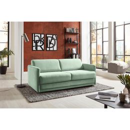 ATLANTIC HOME COLLECTION Schlafsofa &raquo;Limone, Dauerschl&auml;fer,B: 178cm, Liegefl&auml;che: 140 x 200cm,inkl Matratze&laquo; f&uuml;r Dauerschl&auml;fer geeignet inklusive 