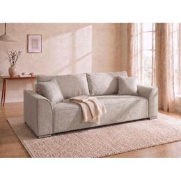 Collection AB Schlafsofa &raquo;Sara B: 241 cm, Liegefl. 137x195 cm, Bettkasten, optional mit Topper&laquo; Schlaffunktion, Couch mit Bonnellfederkern, 