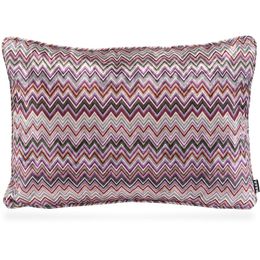 HOCK Dekokissen &raquo;Zacki&laquo; mit Zickzackmuster, Kissenh&uuml;lle mit F&uuml;llung, 1 St&uuml;ck lila Polyester B/L: 40cm x 60cm, 1 Stk.