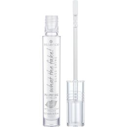 Essence Damen Lip-Booster &raquo;what the fake! GLASS SHINE PLUMPING LIP FILLER&laquo; Sorgt f&uuml;r volle Lippen, prickelnde Textur, pflegende Inhaltsstoffe. 