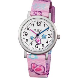 Regent Uhren Regent Damen Quarzuhr Armbanduhr, Kinderuhr, Lernuhr, M&auml;dchen, Schulanfang, Geschenkidee bunt Einheitsgr&ouml;&szlig;e