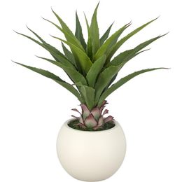Creativ green Kunstpflanze &raquo;Agave salmiana&laquo; mit naturgetreuem Blattwerk Obermaterial: 100% Kunststoff B/H/L: 65cm, 1 Stk.