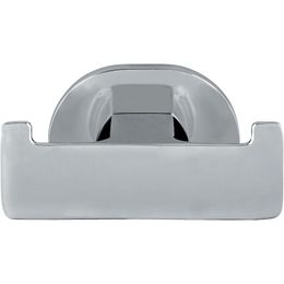 Wenko Wandhaken &raquo;UV-Loc Maribor&laquo; ohne Bohren silber Zinkdruckguss B/H/L: 9cm x 5cm x 5,5cm