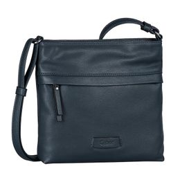 Gabor Damen Umh&auml;ngetasche &raquo;Faye&laquo; Damen Schultertasche mit Logopr&auml;gung blau B/H/T: 23cm x 22,5cm x 4,5cm