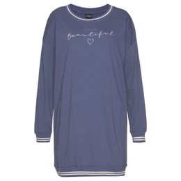 Vivance Dreams by Lascana Damen Nachthemd, blau, Gr&ouml;&szlig;e 40/42