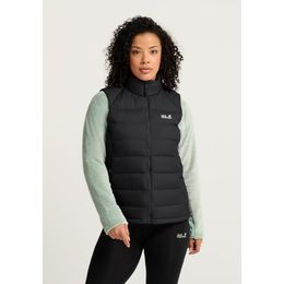 Jack Wolfskin Damen Daunenweste "WILD PASS DOWN VEST W RDS"schwarz, Gr. L, Obermaterial: 100% Polyester. F&uuml;llung: 90% Daunen, 10% Sonstige Fasern.