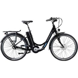 Z&uuml;ndapp Z&uuml;ndapp Unisex &raquo;Green 2.7&laquo; 3 Gang Shimano Nexus Schaltwerk Nabenschaltung Frontmotor 250 W Pedelec, Elektrofahrrad f&uuml;r Damen u. Herren schwarz 46cm, 