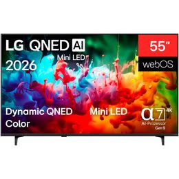 LG QNED-Fernseher &raquo;55QNED71B6B&laquo; 139 cm/55 &prime;&prime; Smart-TV 4K Super Upscaling und Dynamic Tone Mapping sorgen f&uuml;r optimierte Bilddarstellung sowie AI Sound