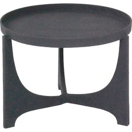 PAROLI Beistelltisch grau B/H/T: 49cm x 37cm x 49cm