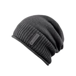 Chillouts Damen Chillouts Beanie &raquo;Etienne Hat&laquo; Strickbeanie mit Rollkante grau Einheitsgr&ouml;&szlig;e