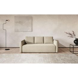 COTTA Big-Sofa &raquo;Megasofa, Flow, Breite 222 cm, opt. Schlaffunktion&laquo; bequeme Wellenunterfederung mit PU Schaum, Liegefl. 190x145cm 100% POLYESTER B/H/T