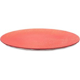 Koziol Speiseteller &raquo;CLUB PLATE, &Oslash; 26 cm, sp&uuml;lmaschinengeeignet&laquo; Teller Set, aus biozirkul&auml;rem Kunststoff, melaminfrei orange Holz, Kunststoff 26cm