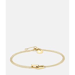 Liebeskind Berlin Damen Armband &raquo;Schmuck Geschenk Edelstahl Armkette Festive Mini Link&laquo; gold 20cm, Edelstahl