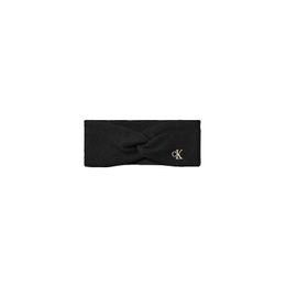 Calvin Klein Damen Stirnband &raquo;CK FINE RIB TWIST HEADBAND&laquo; aus weichem Strick schwarz Einheitsgr&ouml;&szlig;e