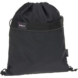 L&auml;ssig L&auml;ssig Kinder L&Auml;SSIG Turnbeutel &raquo;Bold, black&laquo; aus recyceltem Material schwarz B/H/T: 36cm x 42cm