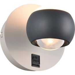 Musterring LED Wandleuchte &raquo;CANNON, 1-flammige LED Wandlampe 5W 500Lumen 2300-4000K CCT&laquo; LED-Board 1 Stk. Farbwechsler warmwei&szlig; - kaltwei&szlig; mit Fernbedienung, 