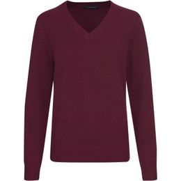 Highmoor V-Pullover aus Lambswool Barolo (Gr&ouml;&szlig;e: 34)