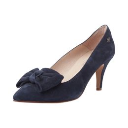 Xaver Luis Pumps Mara mit Schleife Navy (Gr&ouml;&szlig;e: 41)