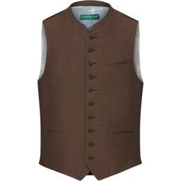 Country Line Jacquard-Weste Rost/Braun (Gr&ouml;&szlig;e: 52)