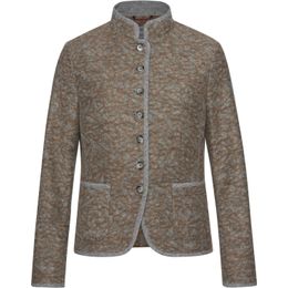 WHITE LABEL Stehkragen-Janker Grau/Beige (Gr&ouml;&szlig;e: 38)