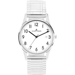 Jacques Lemans Damen Quarzuhr &raquo;London&laquo; Armbanduhr, Damenuhr, Edelstahlarmband, analog, Tag silber Einheitsgr&ouml;&szlig;e