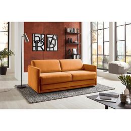 ATLANTIC HOME COLLECTION Schlafsofa &raquo;Limone, Dauerschl&auml;fer,B: 178cm, Liegefl&auml;che: 140 x 200cm,inkl Matratze&laquo; f&uuml;r Dauerschl&auml;fer geeignet inklusive 