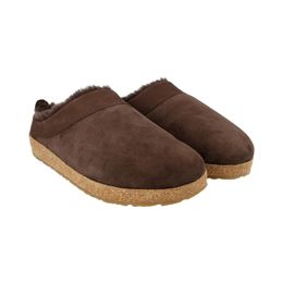 Haflinger Lamfell-Slipper Snowbird Kaffee (Gr&ouml;&szlig;e: 38)