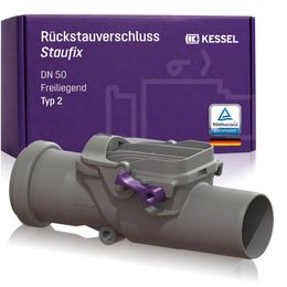 Kessel R&uuml;ckstaudoppelverschluss Staufix 73050 DN 50