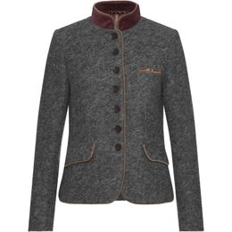 WHITE LABEL Stehkragen-Janker Grau (Gr&ouml;&szlig;e: 40)