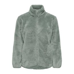 Only Damen Only Pl&uuml;schjacke &raquo;ONLMIRA CONTACT JACKET OTW&laquo; Kunstfaser gr&uuml;n L