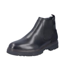 Rieker Herren Chelseaboots Stiefelette, Casual-Boots mit Stretcheinsatz schwarz 40