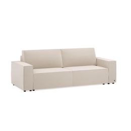 LOUNGE Schlafsofa in Beige von BRUNO | Gro&szlig;, bequem & seitlich ausklappbar