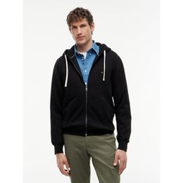 Tommy Hilfiger Herren Kapuzensweatjacke &raquo;ESSENTIAL FLEECE HOODED REGULAR&laquo; schwarz S