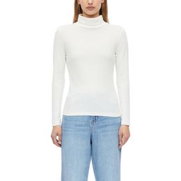 s.Oliver Damen s.Oliver Rollkragenshirt K&ouml;pernahe Passform wei&szlig; 40