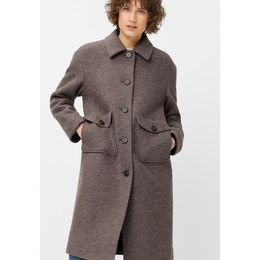 Fuchs & Schmitt Fuchs Schmitt Damen Wollmantel &raquo;Wollmantel&laquo; aufgesetzte Taschen, Regular Fit braun 40
