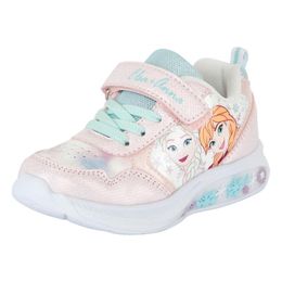 Disney M&auml;dchen Sneaker &raquo;Frozen&laquo; mit cooler Blinkfunktion rosa 28