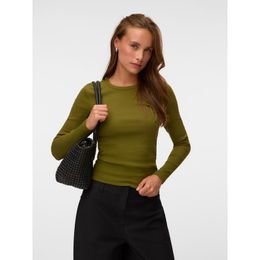 V&eacute;ro Moda Vero Moda Damen Langarmshirt &raquo;VMCHLOE LS SHORT TOP JRS NOOS&laquo; Baumwollmischung, slim fit XL