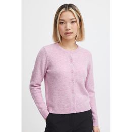 Only Damen Only Strickjacke &raquo;ONLOLIVIA LS O-NECK CARDIGAN CC KNT&laquo; Materialmix, regular fit rosa S
